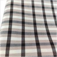 China Plaid Style Twill Fabric 100% Polyester Twill Fabric for Medium Weight Suit and Dress for sale