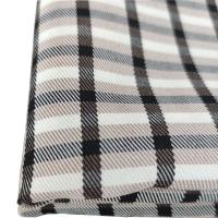 China Plaid Style Twill Fabric 100% Polyester Twill Fabric for Medium Weight Suit and Dress for sale