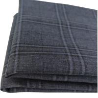 China Shrink-Resistant 100% Polyester Plain Woven Dyed Yarn Fabric for School Uniform Suit for sale