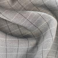 China Fashion design 100% polyester fabric check Cationic plain fabric for sale