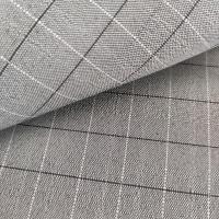 China Fashion design 100% polyester fabric check Cationic plain fabric for sale