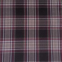 China Polyester Yarn Dyed Twill Woven Four-Color Lattice Fabric for Lady Dress Grid Suiting Cloth for sale