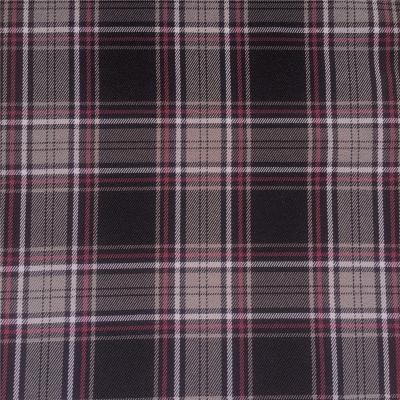 China Polyester Yarn Dyed Twill Woven Four-Color Lattice Fabric for Lady Dress Grid Suiting Cloth for sale