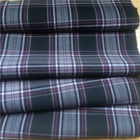 China Polyester Yarn Dyed Twill Woven Four-Color Lattice Fabric for Lady Dress Grid Suiting Cloth for sale