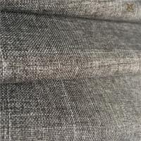 China 600D Melange Black White Yarn Woven Cationic Oxford Fabric Polyester Imitation Linen Fabric for sale