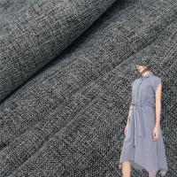 China Woven Plain Two-Tone Polyester Cotton Imitation Linen Shirting Fabric for sale