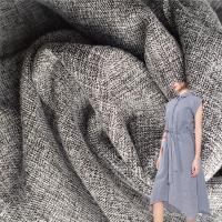 China Woven Plain Two-Tone Polyester Cotton Imitation Linen Shirting Fabric for sale
