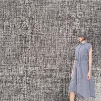 China Woven Plain Two-Tone Polyester Cotton Imitation Linen Shirting Fabric for sale