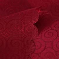 China 280cm Width Polyester Jacquard Fabric For Hotel Table Cloth Curtain Material for sale