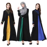 China TWILL Style 68 Inches Jet Black Good Color Fastness Polyester Fabric For Dubai Abaya for sale