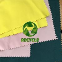 China Plain Style 100% Recycled Polyester Fabric GRS Certificated RPET Fabric For Outfits for sale