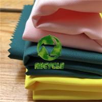 China Plain Style 100% Recycled Polyester Fabric GRS Certificated RPET Fabric For Outfits for sale
