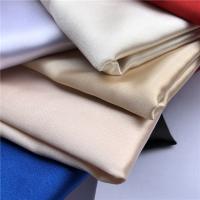 China 100% Polyester Sateen Cloth Side To Side Stretch and Shiny Satin Fabric for Lady Dress for sale