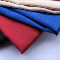 China 100% Polyester Sateen Cloth Side To Side Stretch and Shiny Satin Fabric for Lady Dress for sale