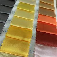 China High- Shiny Polyester Spandex Fabric for Lady Clothing Stain Resistant 50D*75D Yarn Count for sale