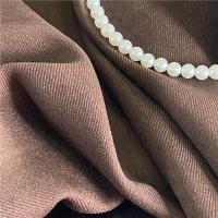 China Woolen Like Fabric for Blazers Suits Jackets 180D POY Yarns Cavalry Twill Polyester for sale
