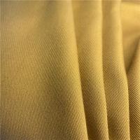 China Soft Peached Khaki 150GSM Polyester Spun Yarn Fabric For Women's Blouses and Uniforms for sale
