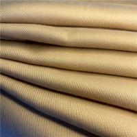 China Soft Peached Khaki 150GSM Polyester Spun Yarn Fabric For Women's Blouses and Uniforms for sale