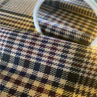 China Colorful Heavyweight Twill Woven Poly / Rayon 65/35 Yarn Dyed TR Checks Fabric for sale