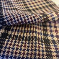 China Colorful Heavyweight Twill Woven Poly / Rayon 65/35 Yarn Dyed TR Checks Fabric for sale
