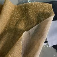 China Breathable 120GSM Gold PET Thread Yarn For Stage Costumes Clothing Fabric for sale