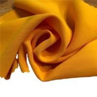 China Lady Clothing 3D Bubble Printed Pure Pearl Chiffon Fabric In Plain Dyed 100% Polyester for sale