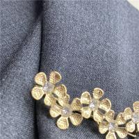 China TR Fabric 220GSM 2/2 Twill Suiting Material Polyester Rayon Spandex Blend for Women Uniform for sale