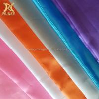 China Smooth Durable 100% Polyester Pink Silk Printed Satin Fabric For Saree Sari for sale