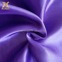 China Smooth Durable 100% Polyester Pink Silk Printed Satin Fabric For Saree Sari for sale
