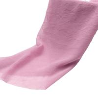 China Woven Soft Drooping Polyester Pure Black Plain Pleated Chiffon Crepe Fabric For Lady Clothes Dress Pants for sale