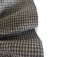 China Double-Layer Houndstooth Chivu Fabric for Autumn Winter Coat CHECK FABRIC Width 57/58 for sale