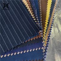 China Good Textured 150D Recycled Polyester RPET Herringbone Stripes Woolen Fabric for Hats for sale