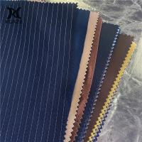 China Good Textured 150D Recycled Polyester RPET Herringbone Stripes Woolen Fabric for Hats for sale