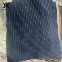 China Good Textured 150D Recycled Polyester RPET Herringbone Stripes Woolen Fabric for Hats for sale