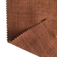 China 100% Polyester Two Tone Imitation Linen Fabric for Customer Requirements for sale
