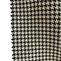 China Houndstooth Polyester Yarn Dyed Check Plaid Fabric 100% Polyester for School Uniform for sale