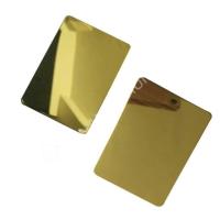 China 201 304 316 Best Quality Stainless Steel 8K Mirror Silver Gold Rose Gold Black Color Metal Sheet For Baseboard for sale