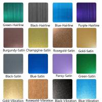 China blue color coated 304 mirror stainless steel sheet for sale
