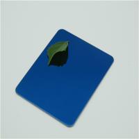 China blue color coated 304 mirror stainless steel sheet for sale