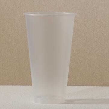 China 17 oz Disposable PP Cup with Dome Lid - 500ml Capacity, FDA Certified, Custom Logo Printing Available for sale