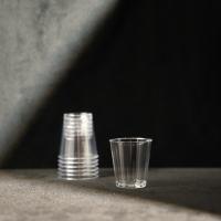 China FDA Certified 1.5 oz Disposable PS Plastic Cups - 45x30x50mm Round Design for Hot/Cold Beverages for sale