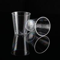 China 1.5oz Transparent PS Plastic Cups with Custom Logo - 45x30x50mm Size, FDA & SGS Certified for Juice and Wine for sale