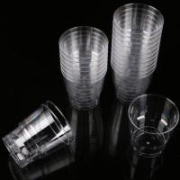 China 1.5 oz Transparent PS Plastic Cups - FDA & SGS Certified Disposable Drinkware 45×30×50mm for sale
