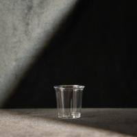 China 3 oz Clear PS Plastic Cups - FDA & SGS Certified Disposable Beverage Cups 54×38×55mm with Custom Logo Option for sale
