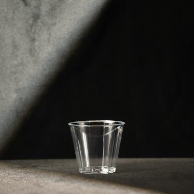 China 150ml FDA SGS Certified Disposable PS Plastic Cups 54x38x55mm for Juice Hot and Cold Beverages for sale