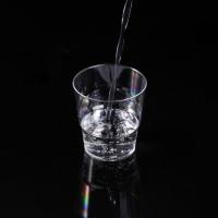 China 180ml Disposable PS Plastic Cups 500pcs Transparent for Hot Cold Drinks for sale
