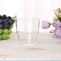 China 6oz PS Plastic Cups for Hot and Cold Beverages Custom Logo 70x50x73mm for sale