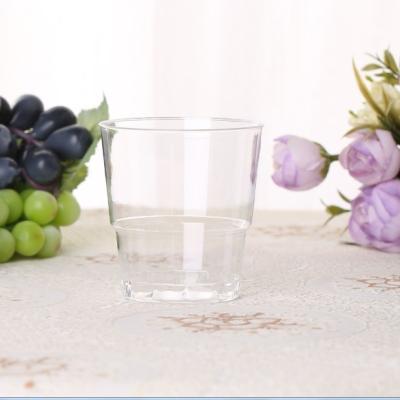 China 6oz PS Plastic Cups for Hot and Cold Beverages Custom Logo 70x50x73mm for sale