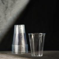 China 7oz Disposable PS Plastic Cups 68x42x88mm FDA Certified with Custom Logo for sale