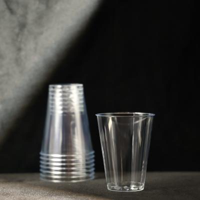 China 7oz Disposable PS Plastic Cups 68x42x88mm FDA Certified with Custom Logo for sale